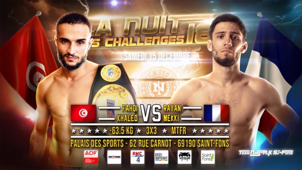 LA NUIT DES CHALLENGES 18 SPECIAL FIGHT CARD - SIAM FIGHT MAG