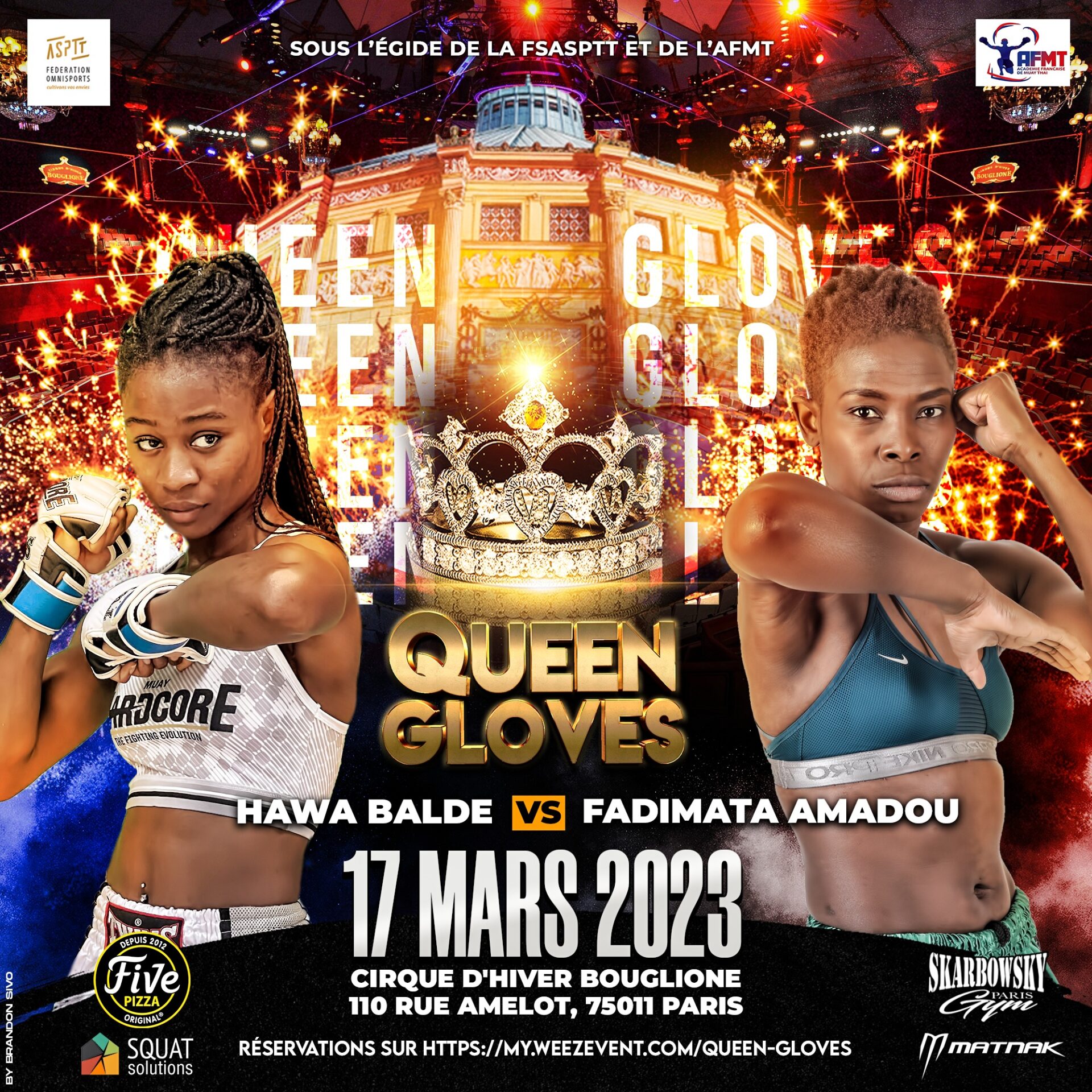 QUEEN GLOVES v - SIAM FIGHT MAG