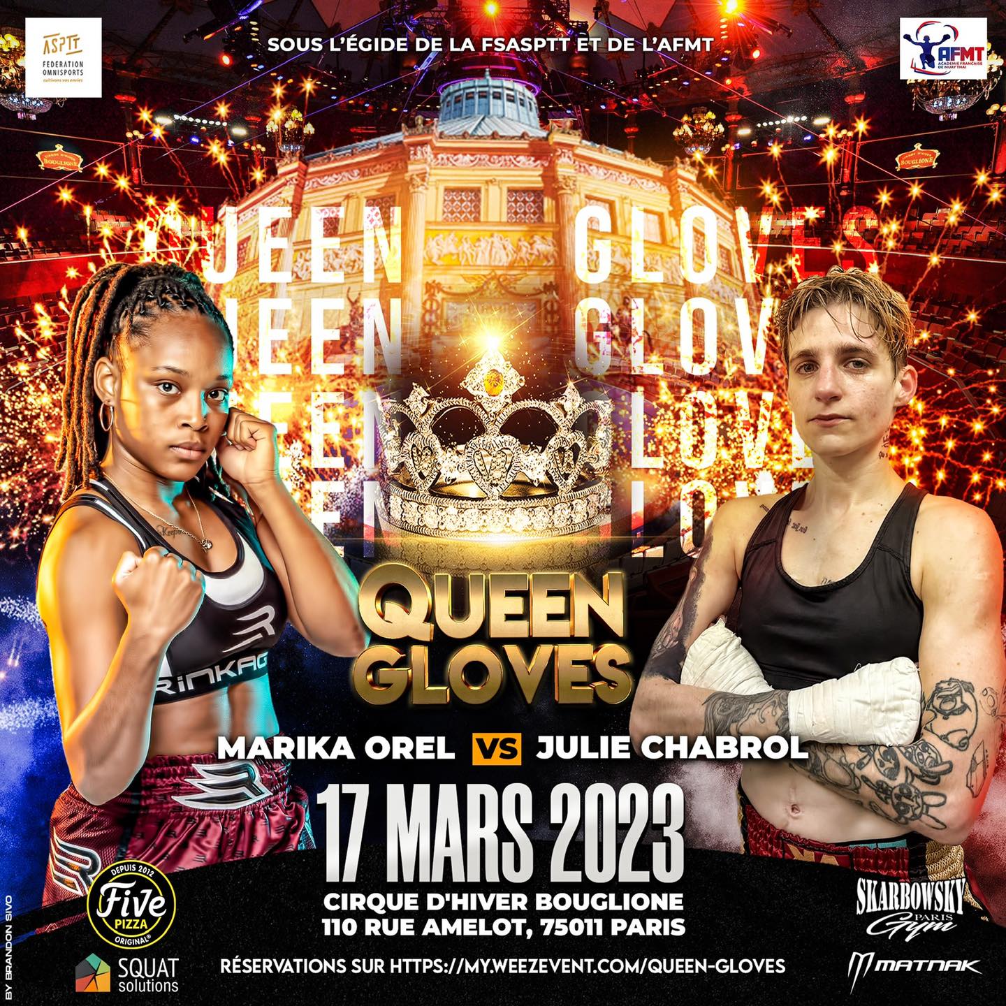QUEEN GLOVES v - SIAM FIGHT MAG