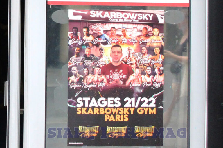 STAGE AVEC « LES COUPS DE GENOUX DE L'ENFER », LE GRAND CHAMPION FARID KENNICHE - SIAM FIGHT MAG